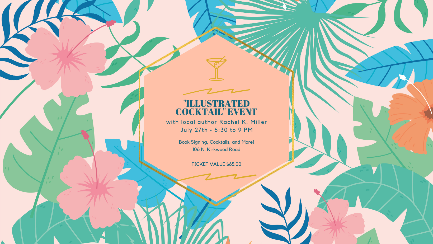 Illustrated Cocktail Event – Junior League of St Louis